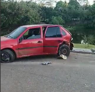 Vídeo flagra colisão e carro capotando na RO-489 em São Felipe - ROLNEWS